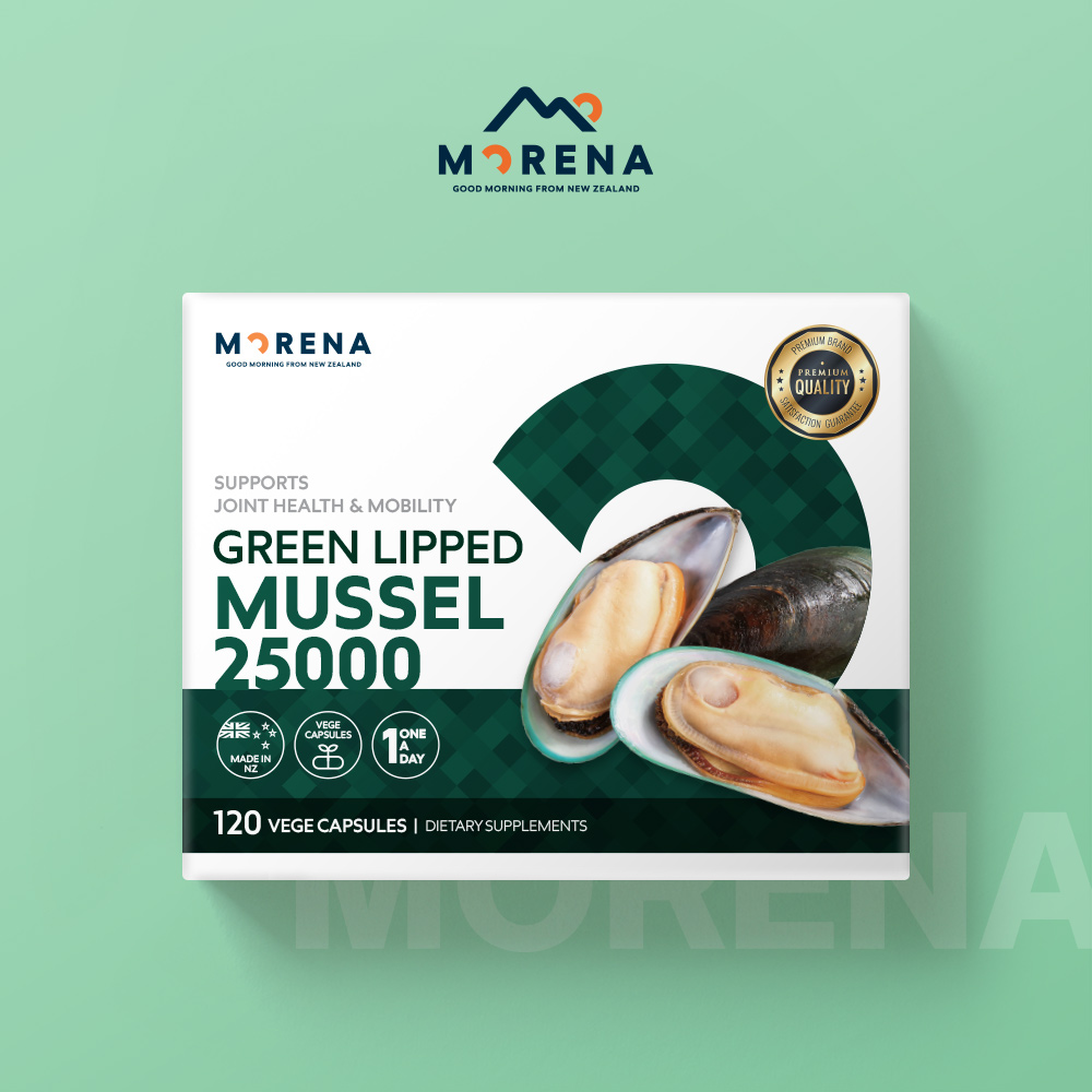 New Zealand Green Lipped Mussel 25000 120 Vege Caps | MORENA