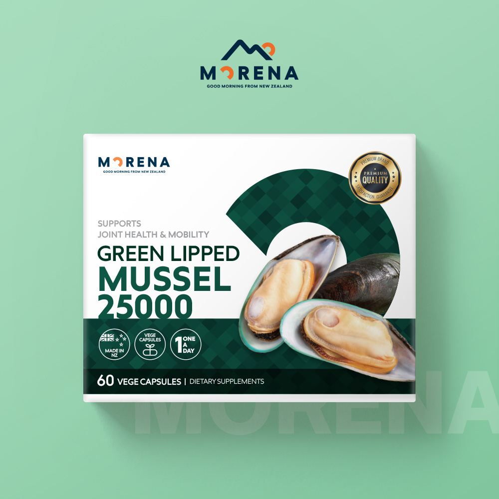 New Zealand Green Lipped Mussel 25000 60 Vege Caps | MORENA