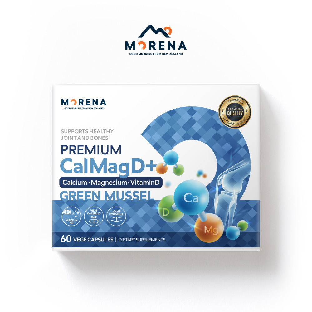 Premium CalMadD+ GREEN MUSSEL 60 Vege Caps | MORENA