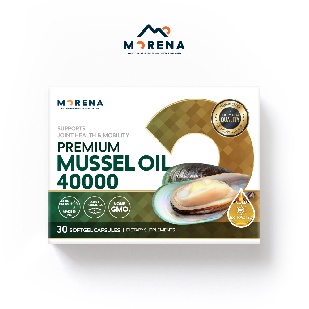 Premium Mussel Oil 40000 30 Softgel Caps | MORENA
