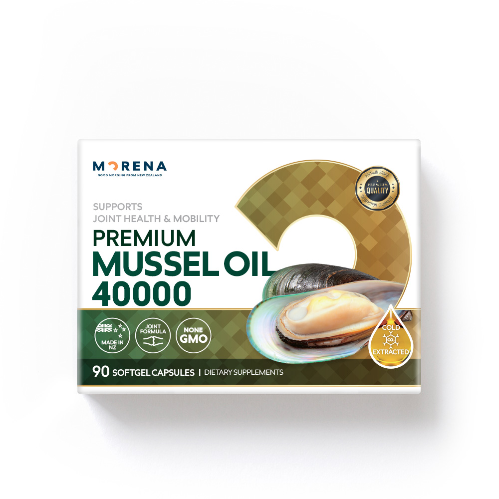 Premium Mussel Oil 40000 90 Softgel Caps | MORENA