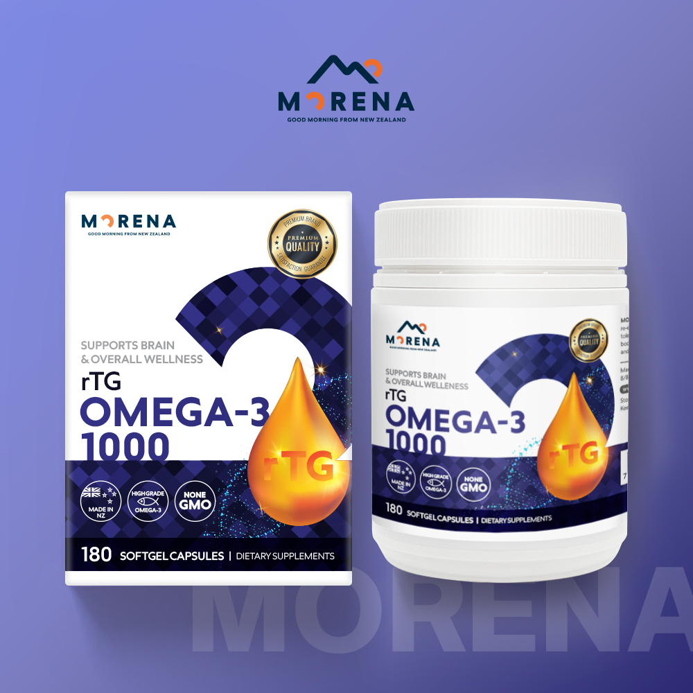 rTG Omega-3 1000 180 Softgel Caps | MORENA